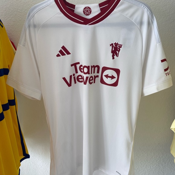 adidas | Shirts | Adidas 2232024 Manchester United Away Soccer Jersey ...
